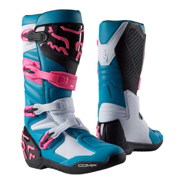 Botas Fox Comp Pink/Blue Limited Edition – nzmotos